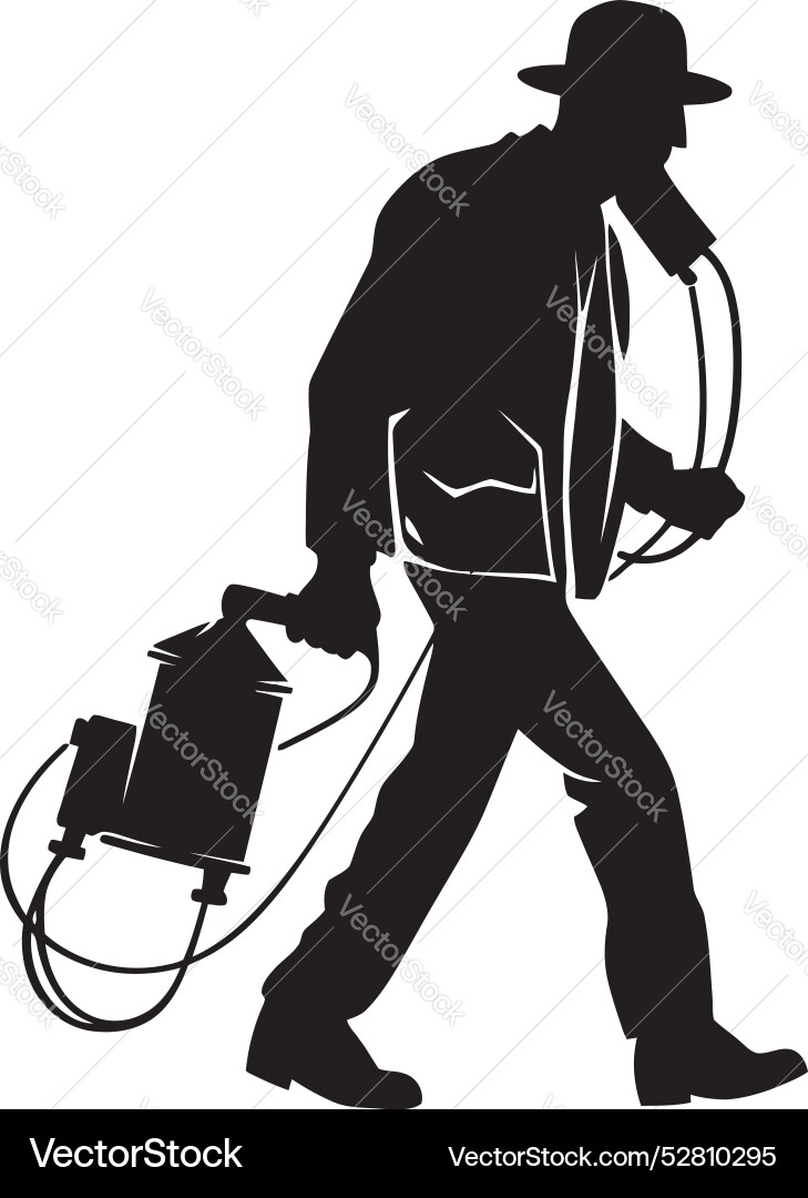 Fume warrior logo icon pest eradicator fumigating Vector Image