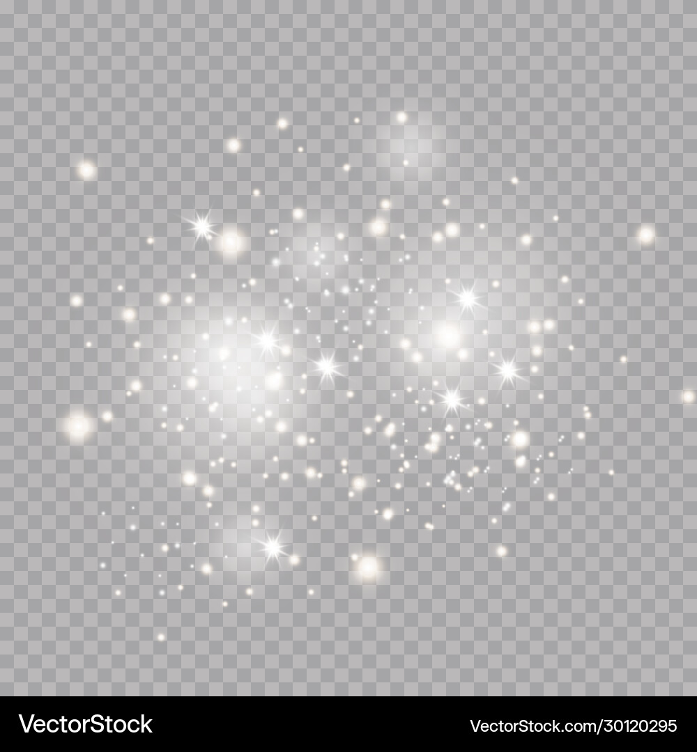 Glow light effect christmas Royalty Free Vector Image