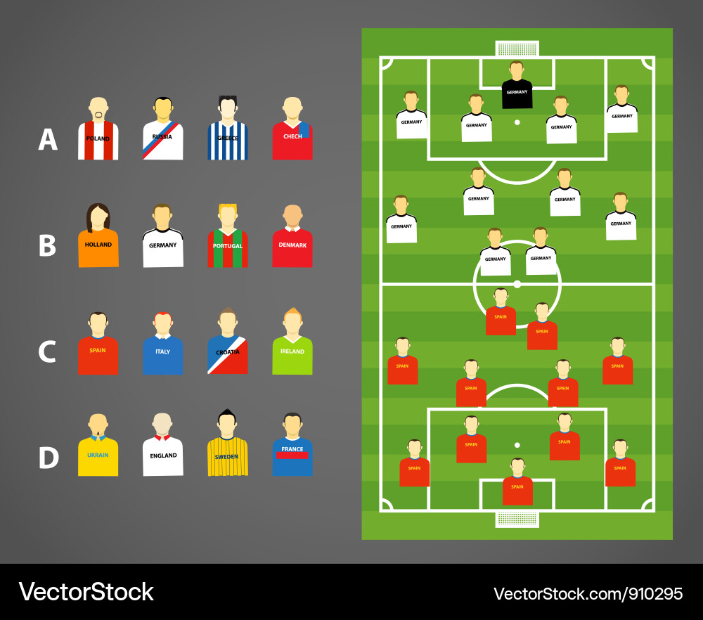 Players Royalty Free Vector Image - VectorStock