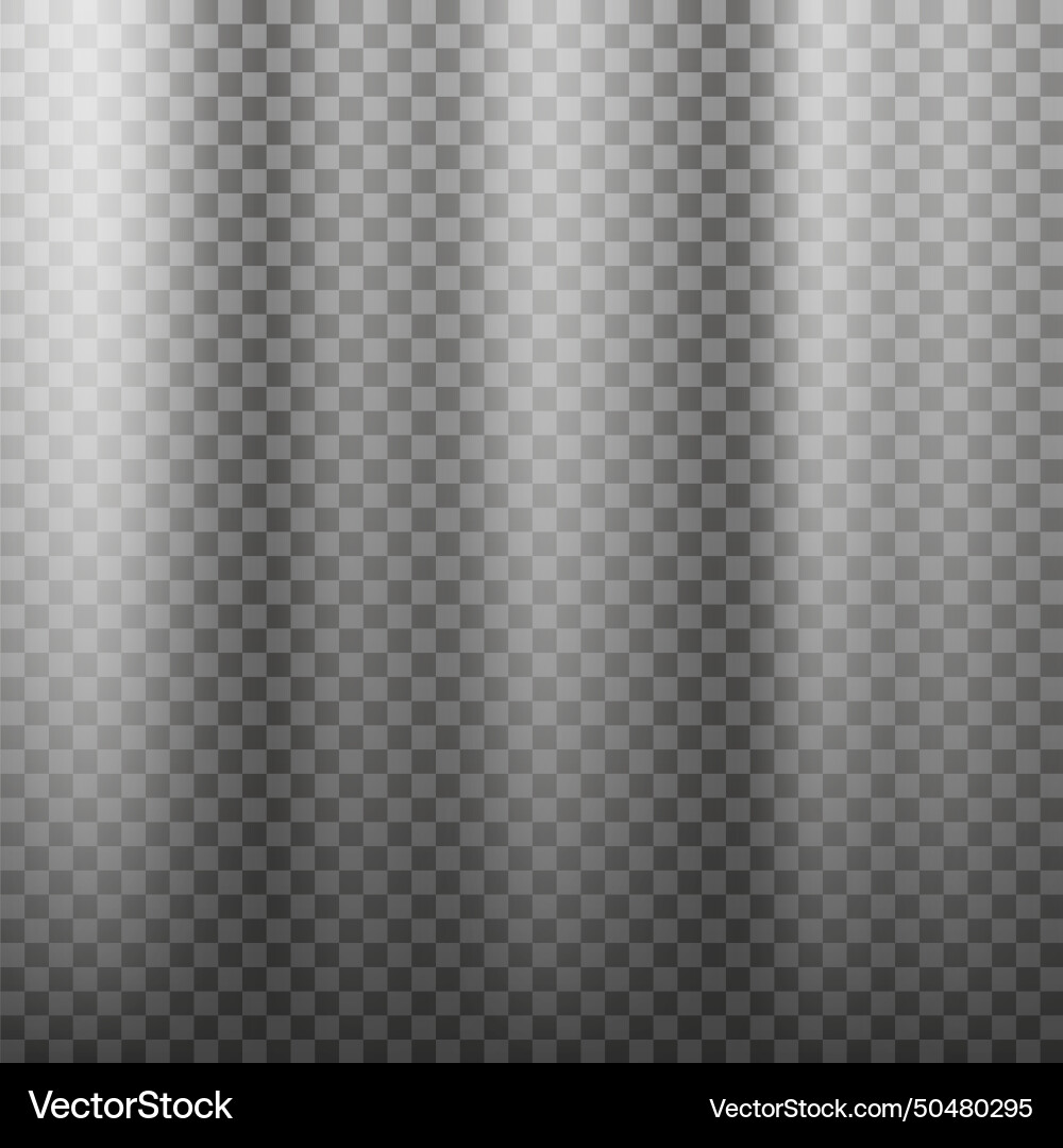 White rays light on transparent background Vector Image