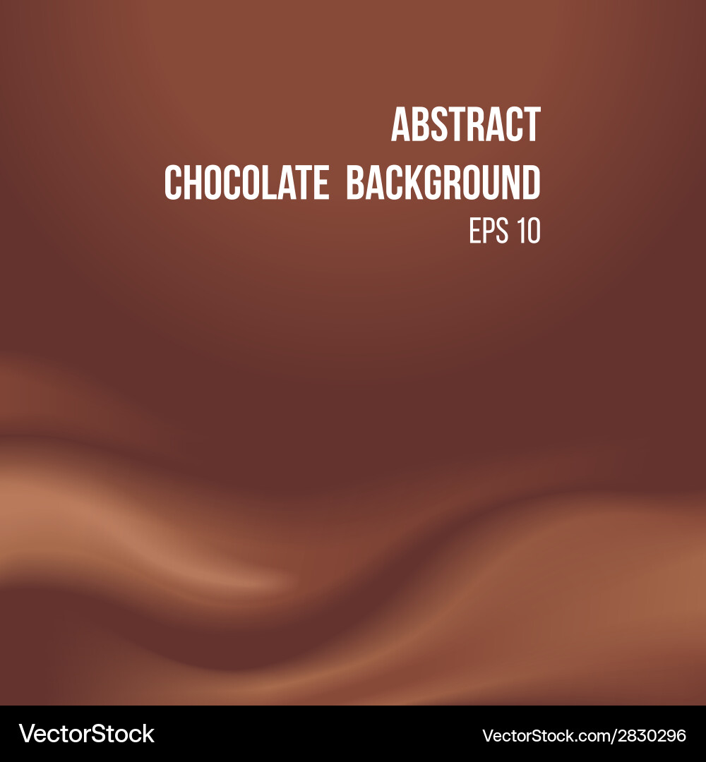 Abstract chocolate background Royalty Free Vector Image