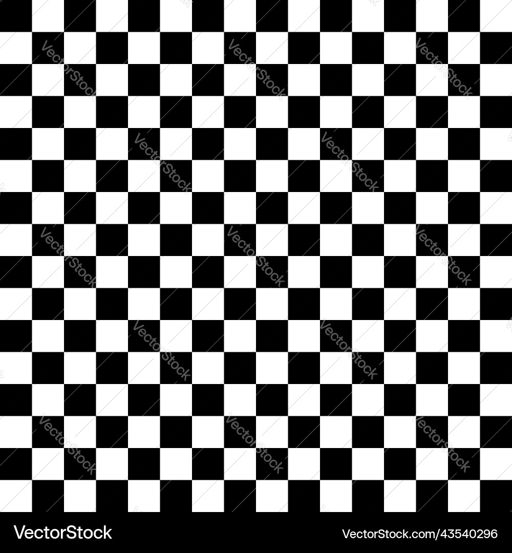 Checkered background seamless pattern black Vector Image