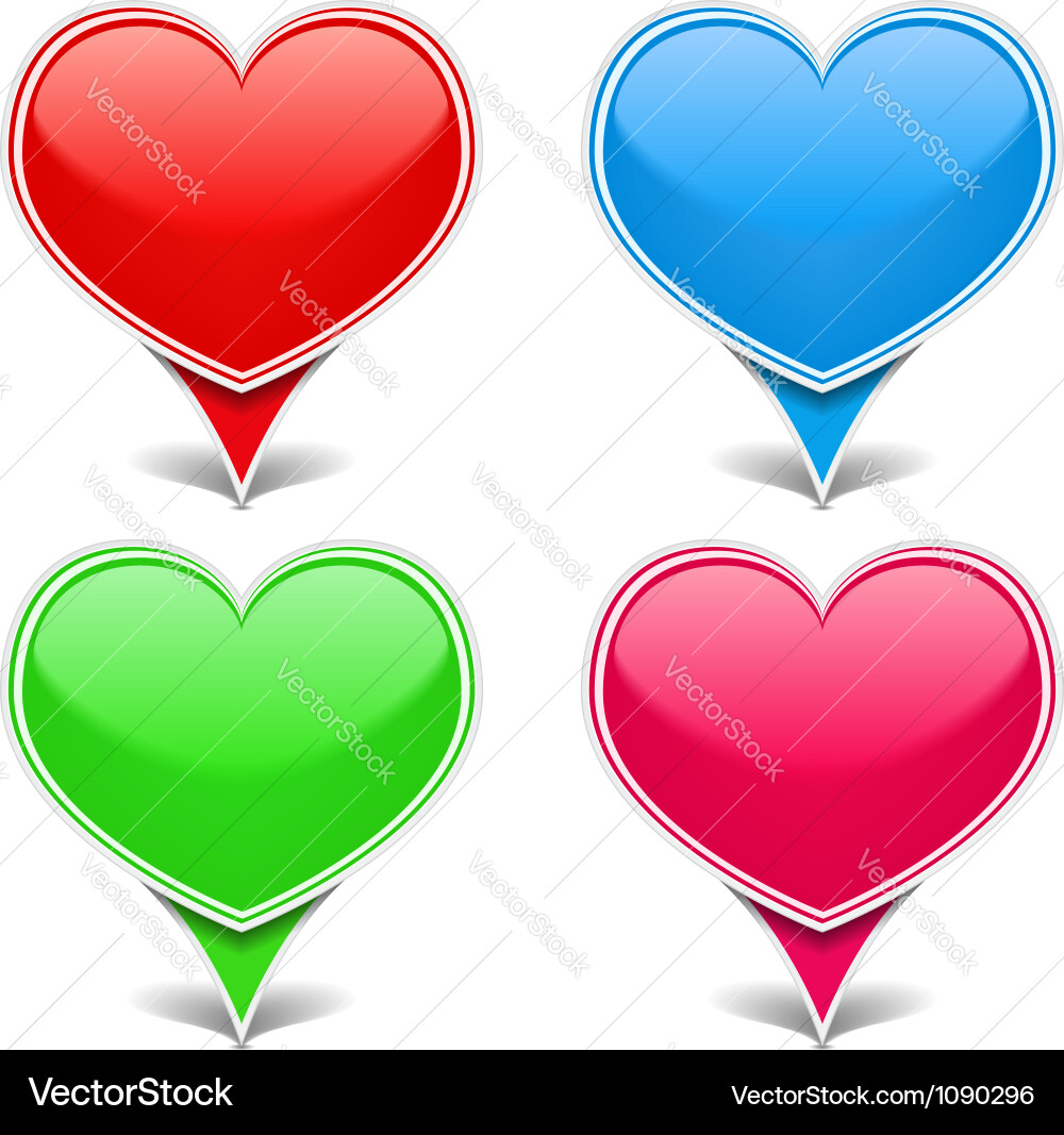 Hearts Royalty Free Vector Image - VectorStock