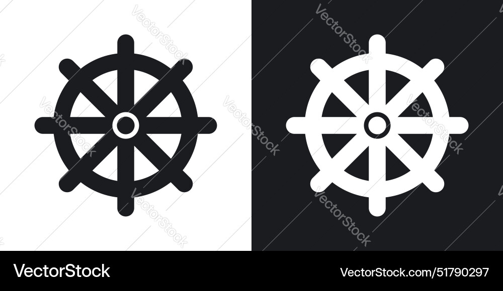 Dharmachakra icon Royalty Free Vector Image - VectorStock