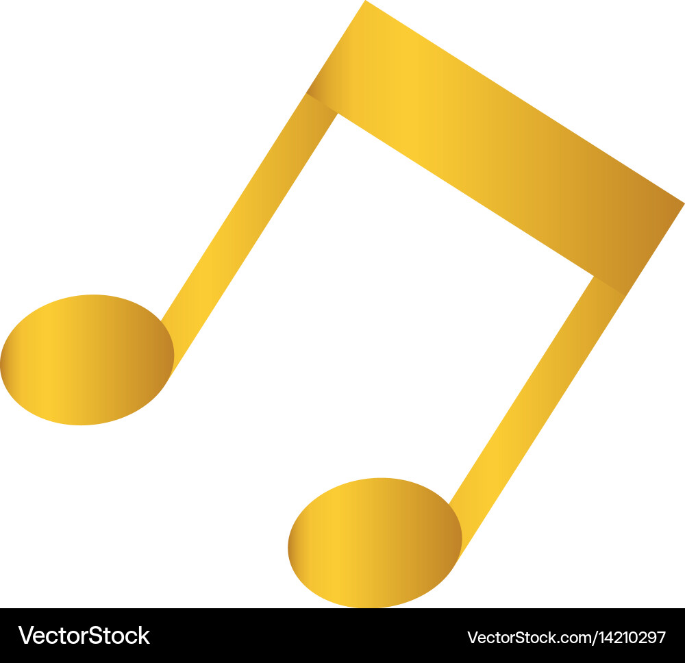Music note symbol Royalty Free Vector Image - VectorStock