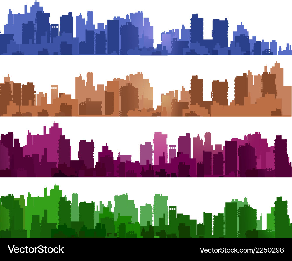 City Royalty Free Vector Image - VectorStock