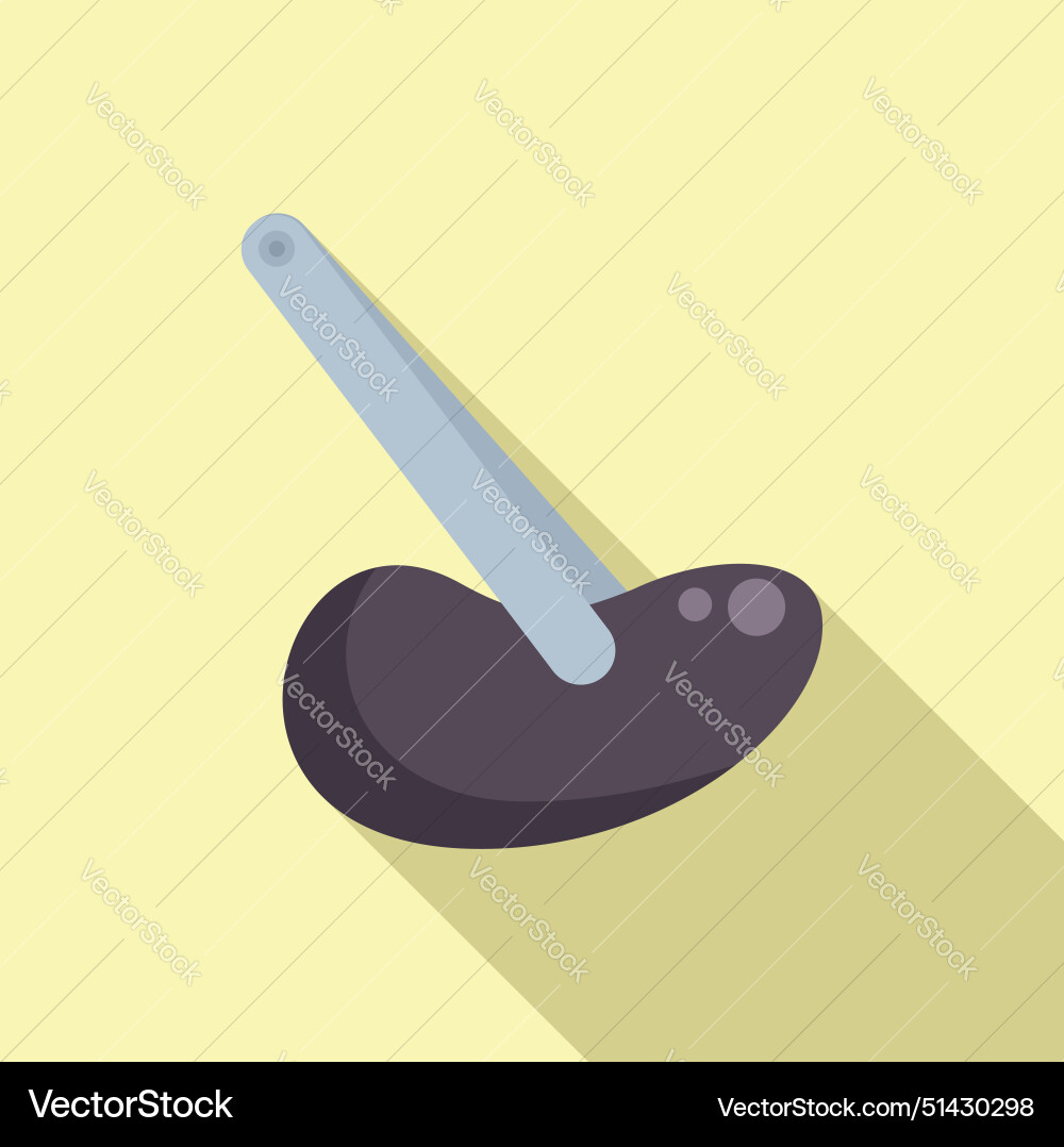 Flat design icon of manual hand press Royalty Free Vector