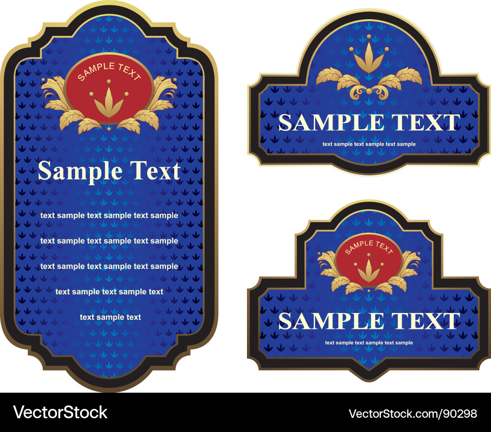 Label Royalty Free Vector Image - VectorStock