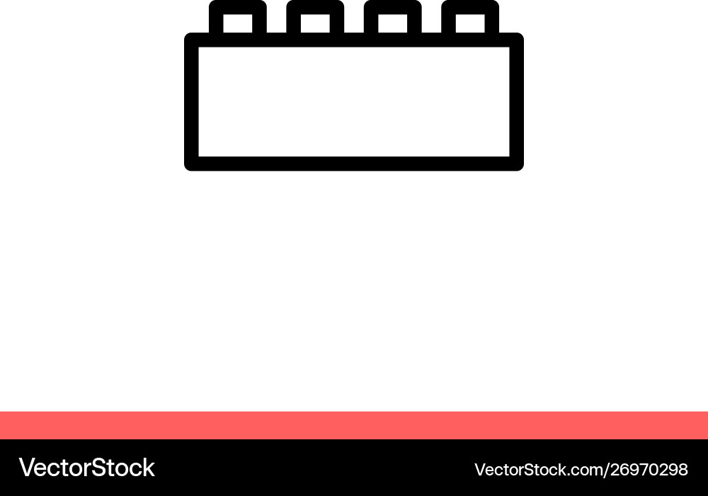 Lego icon for web or mobile app Royalty Free Vector Image