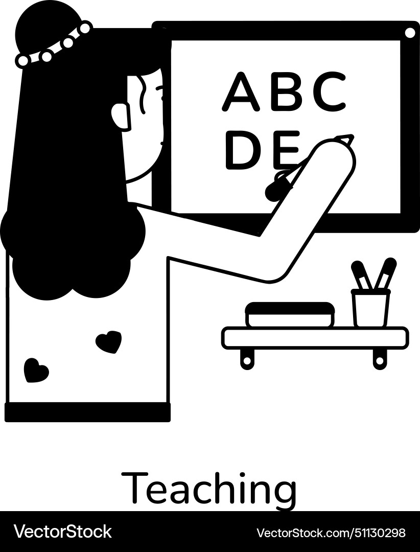 Teaching Royalty Free Vector Image - VectorStock