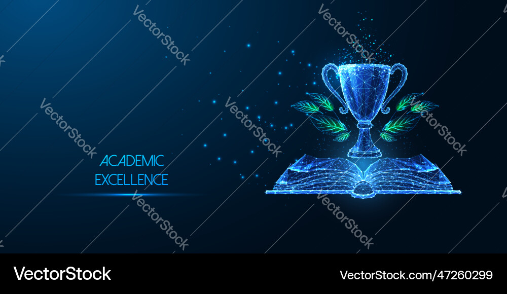 Academic excellence top performing in education Vector Image