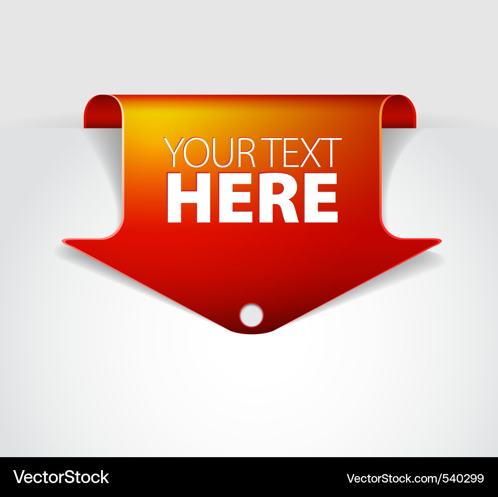 Bookmark with Labels Royalty Free Vector Image