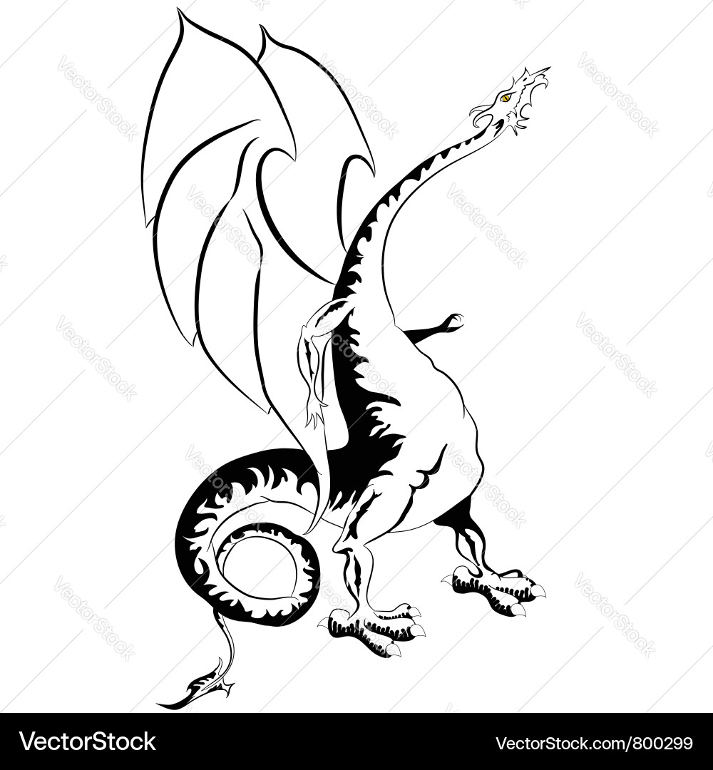 Dragon Royalty Free Vector Image - VectorStock