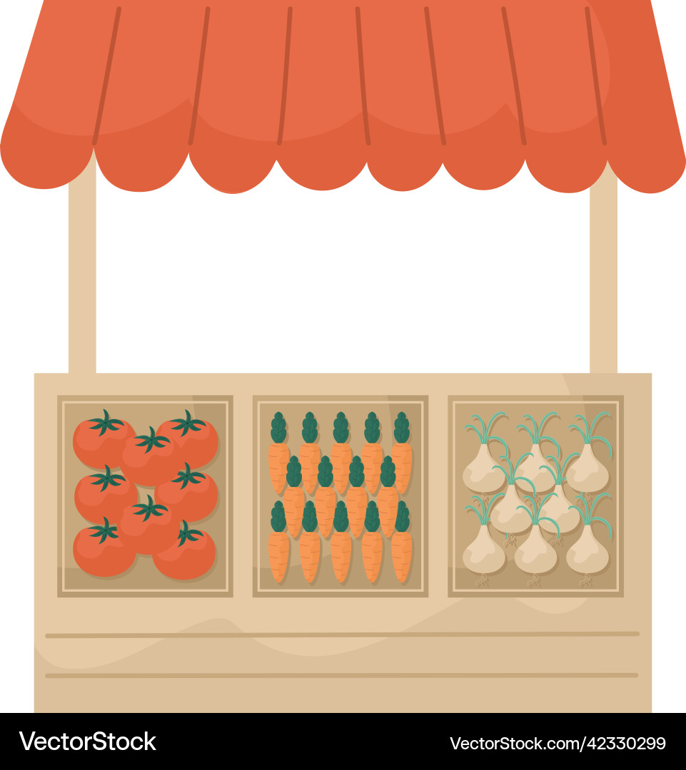 Local market design Royalty Free Vector Image - VectorStock