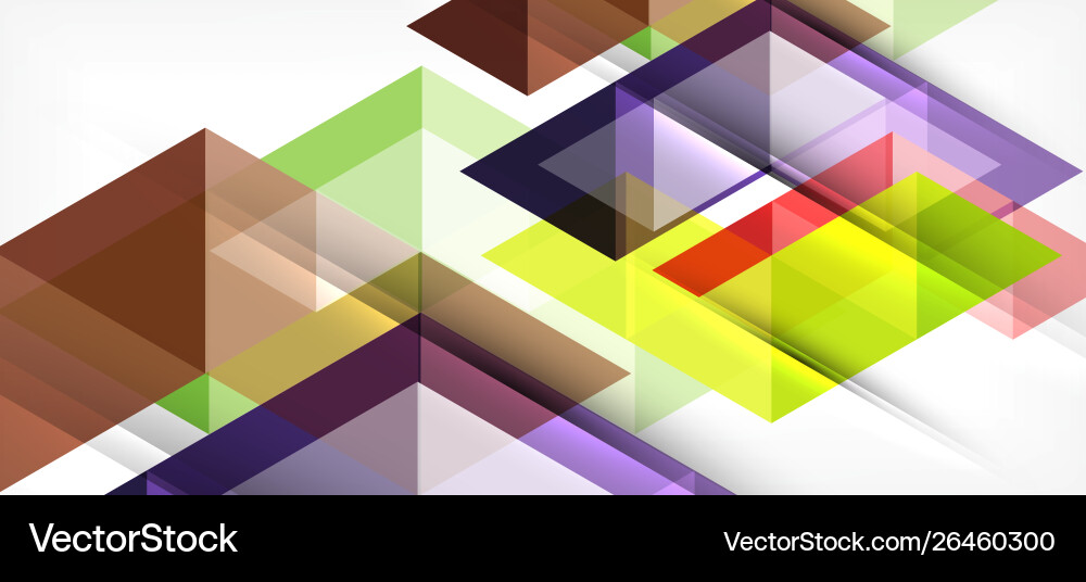 Abstract concept triangle graphic element Vector Image