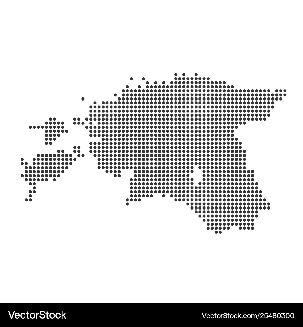 Map with dot Royalty Free Vector Image - VectorStock