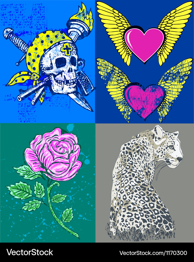 Pack01 Royalty Free Vector Image Vectorstock