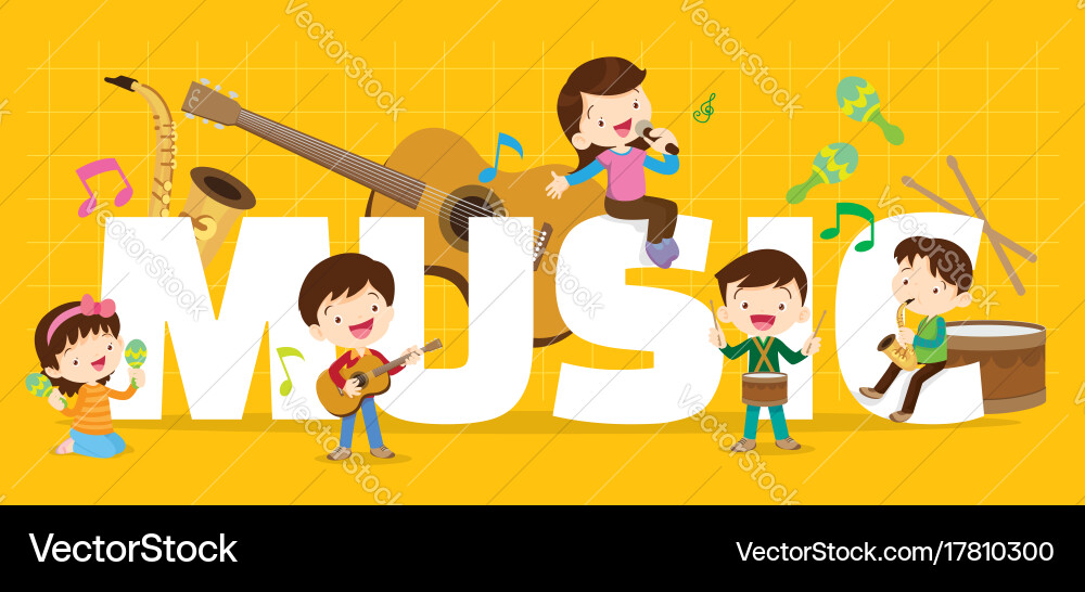 Play music concept Royalty Free Vector Image - VectorStock