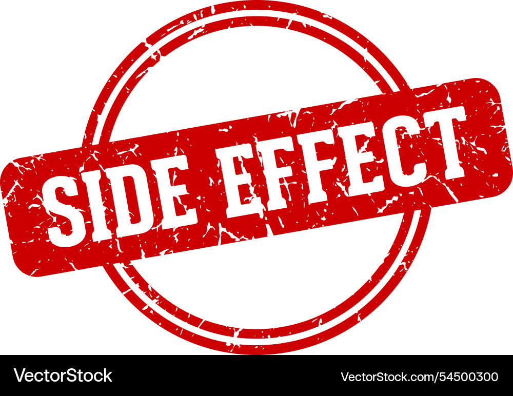 Side effect stamp Royalty Free Vector Image - VectorStock