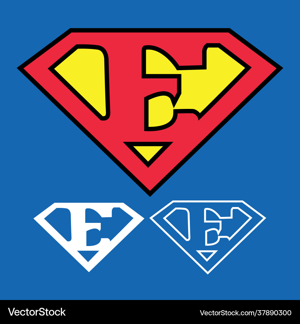 Superhero E Logo Logo For A Superhero Team I'm Writing Called