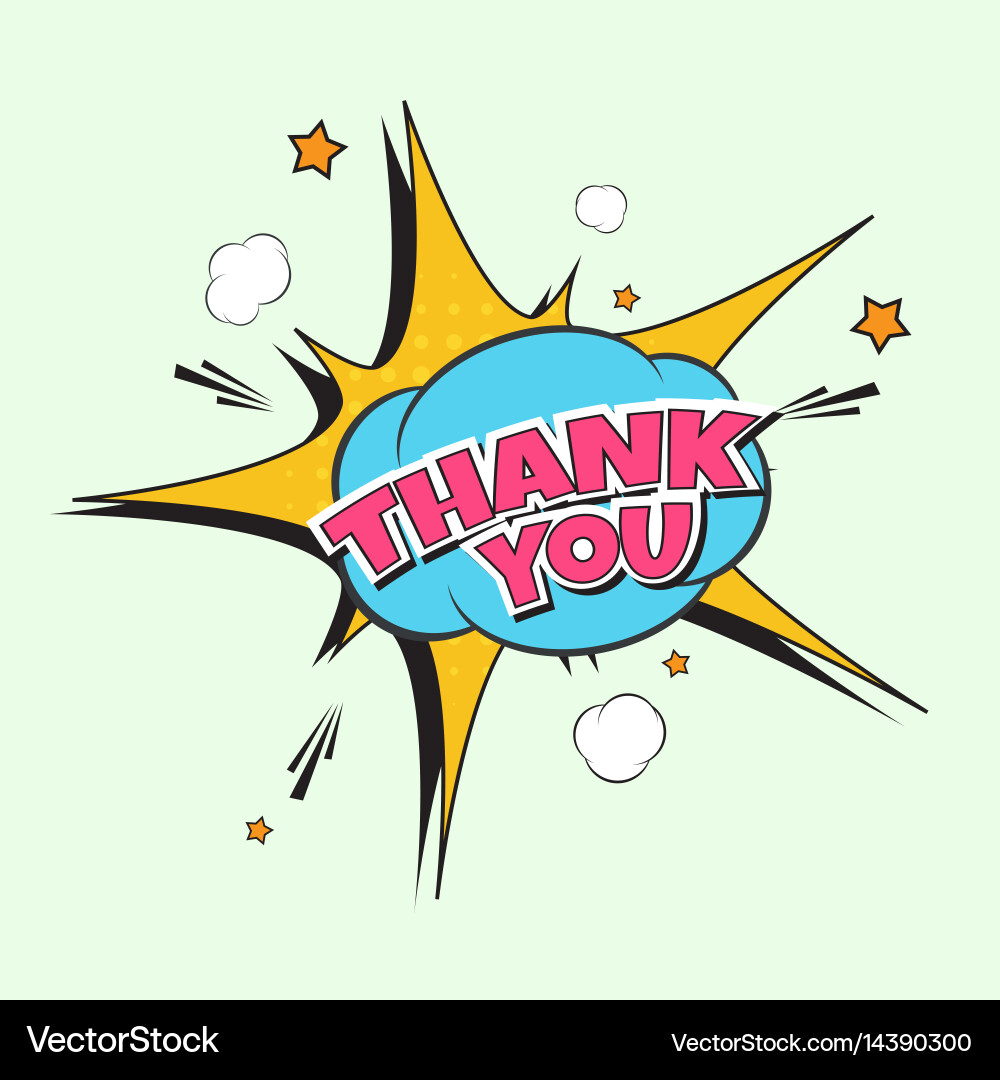 Thank you card Royalty Free Vector Image - VectorStock