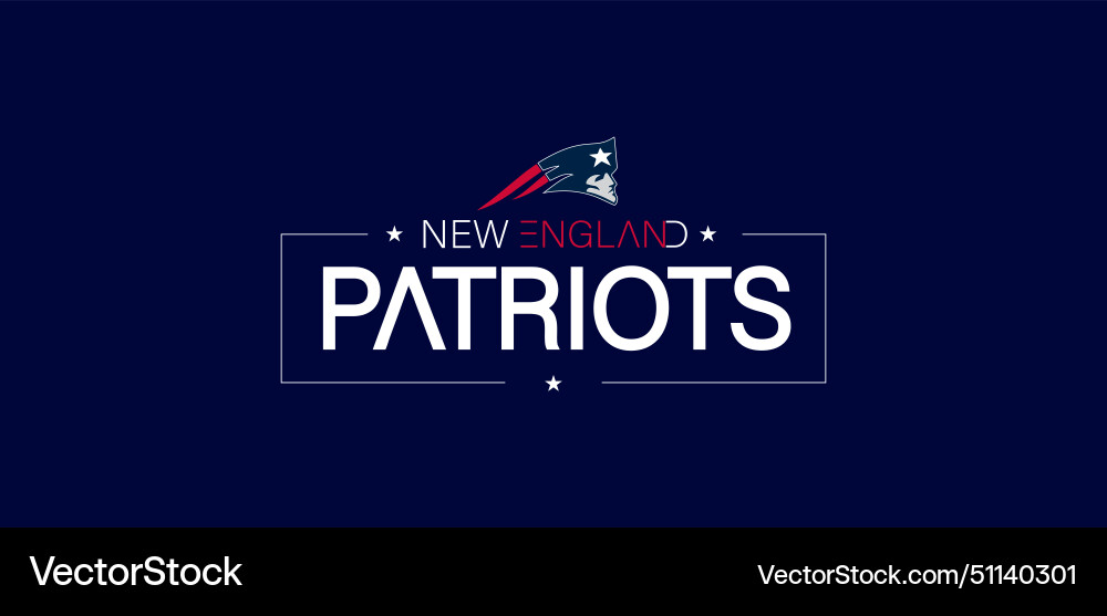 A visual tribute stunning design for new england Vector Image