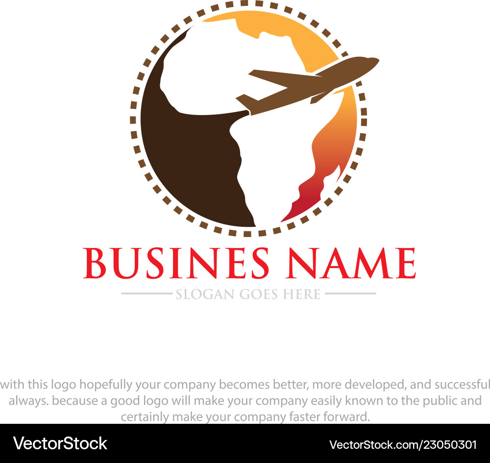 Africa map logo designs Royalty Free Vector Image