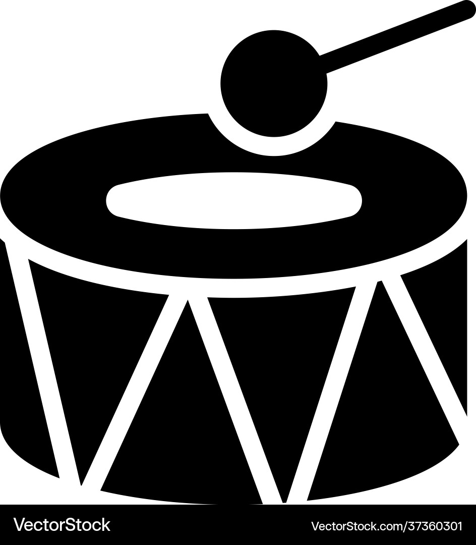Drum Royalty Free Vector Image - VectorStock