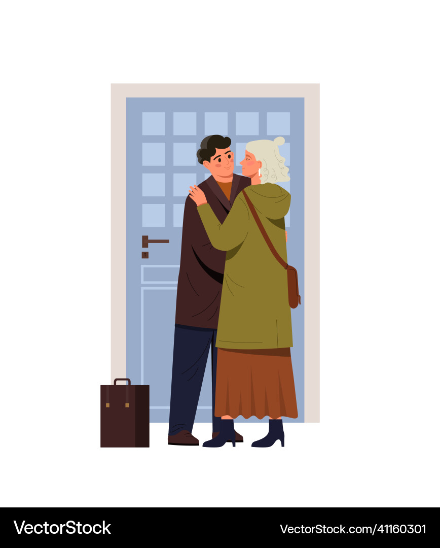 People leave home Royalty Free Vector Image - VectorStock