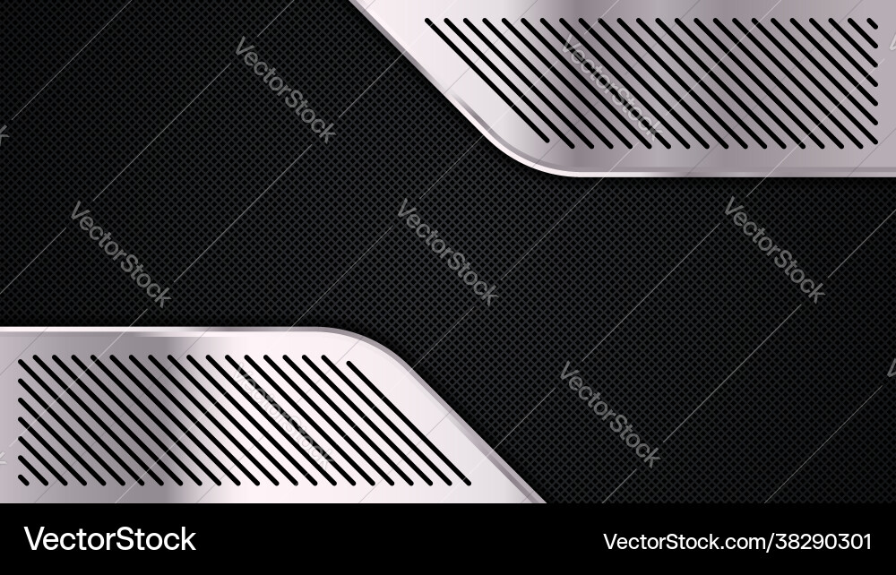 Silver metal texture background Royalty Free Vector Image