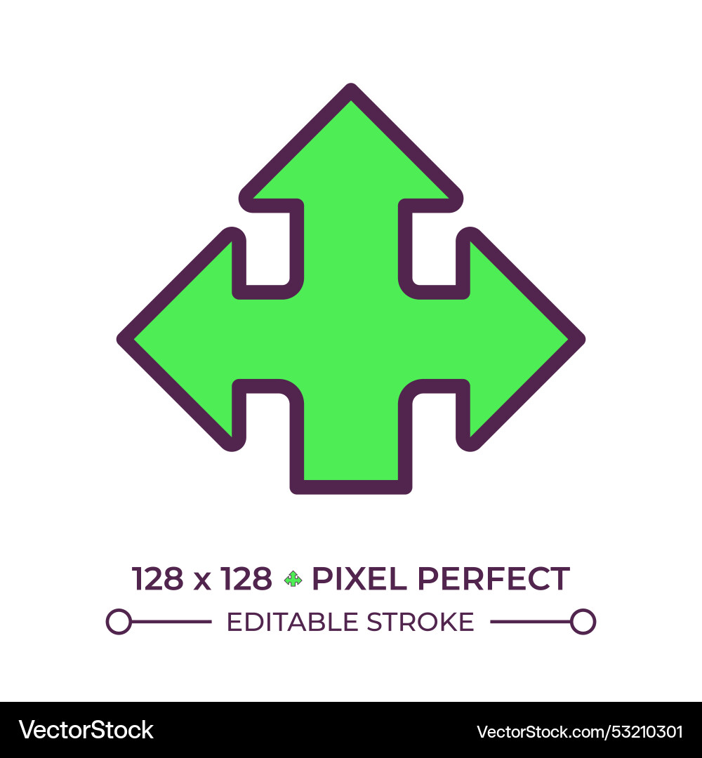 Triple arrow rgb color icon Royalty Free Vector Image