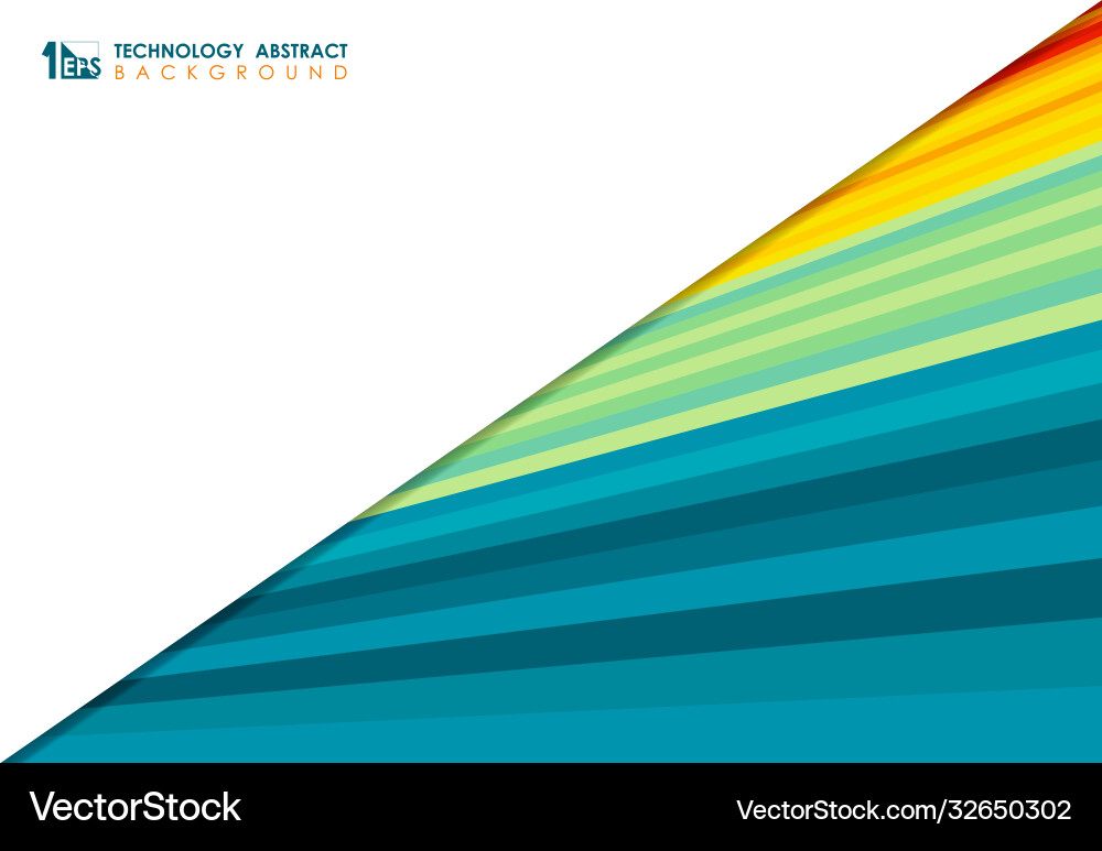 Abstract colorful line pattern design artwork Vector Image