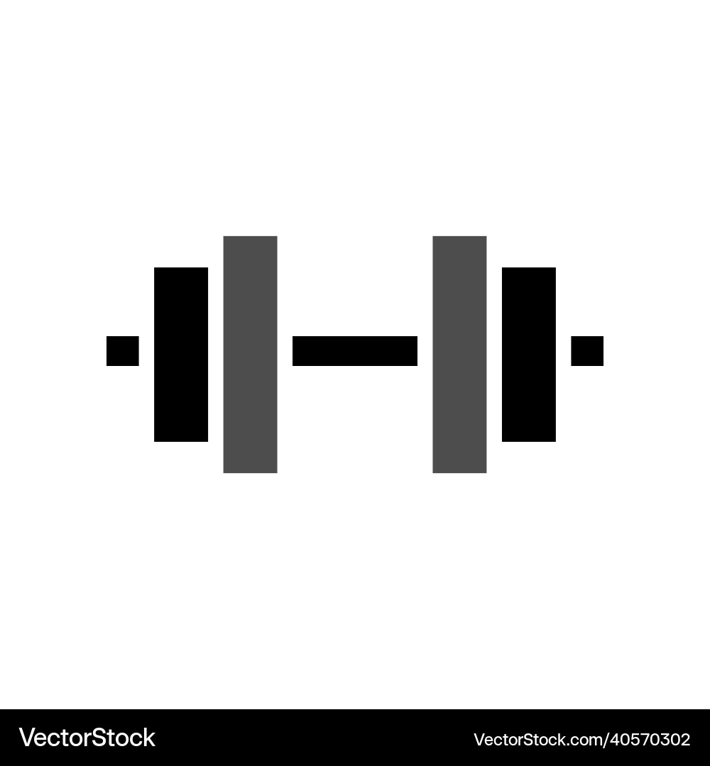 Dumbbell Royalty Free Vector Image - VectorStock