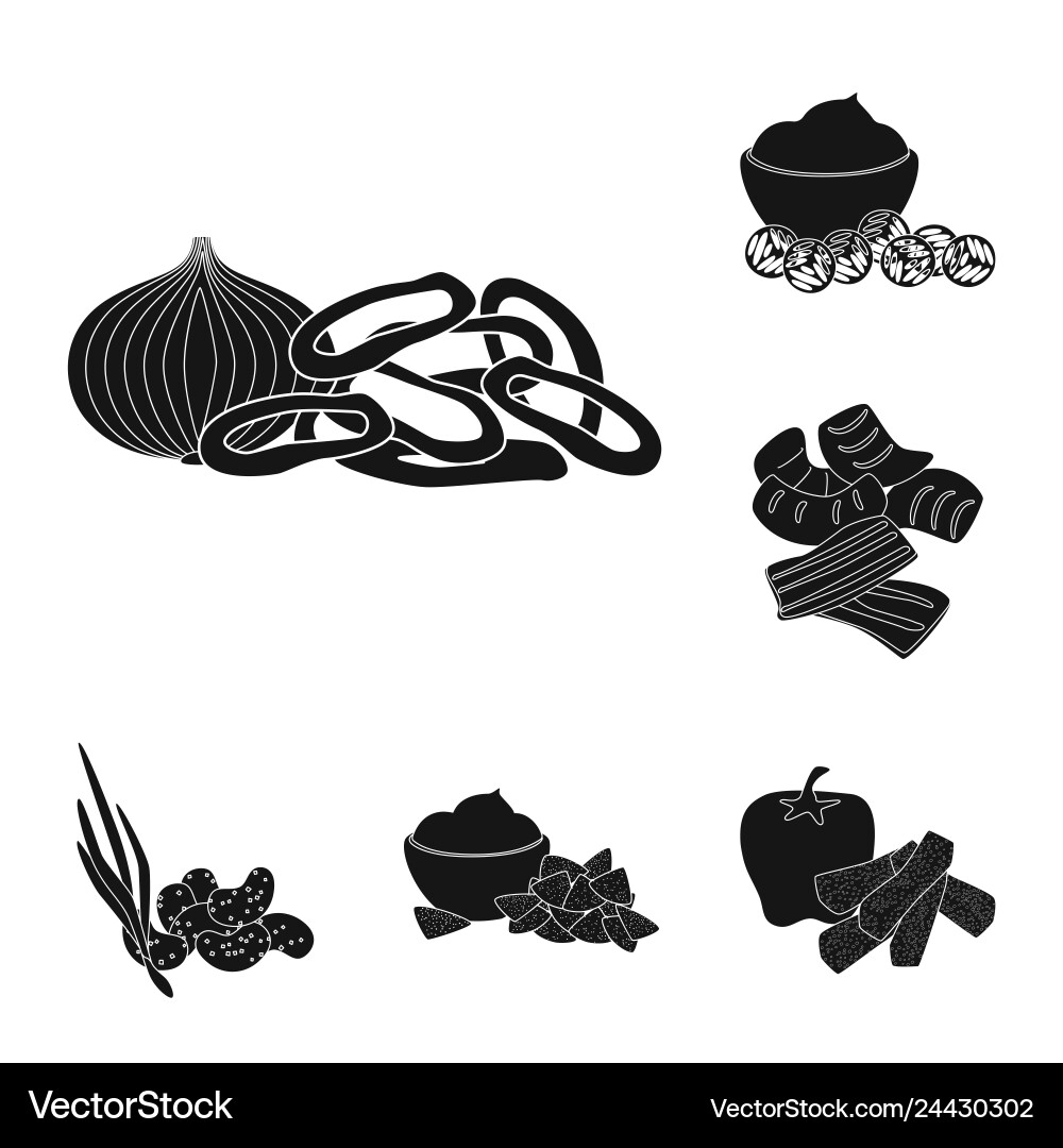 Ingredient and organic Royalty Free Vector Image