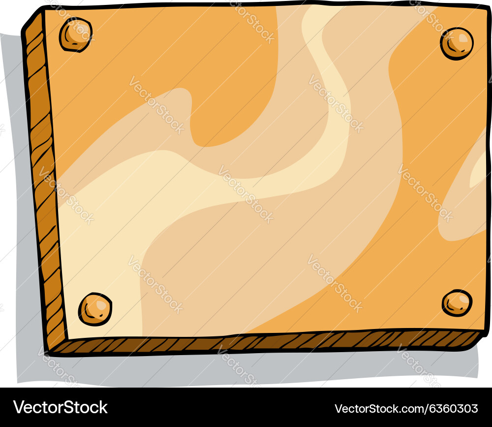 Bronze plaque Royalty Free Vector Image - VectorStock