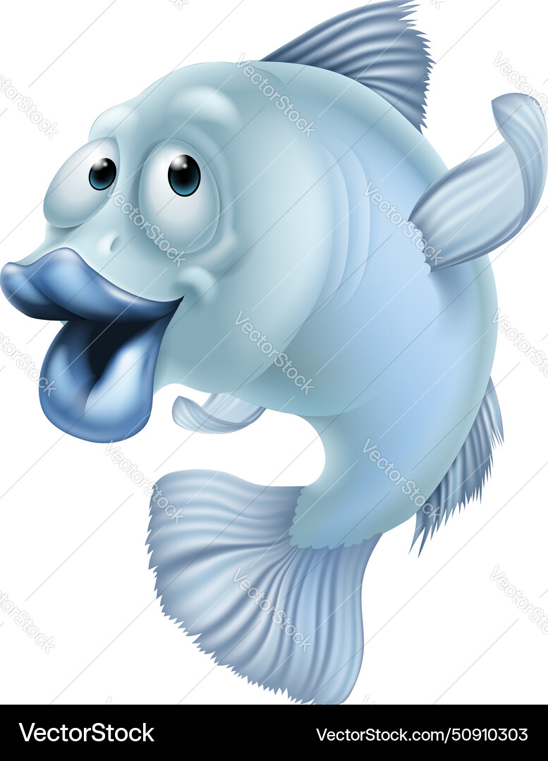 Cartoon fish Royalty Free Vector Image - VectorStock