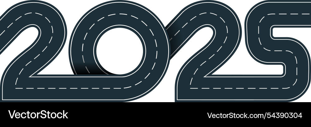 2025 year Royalty Free Vector Image - VectorStock