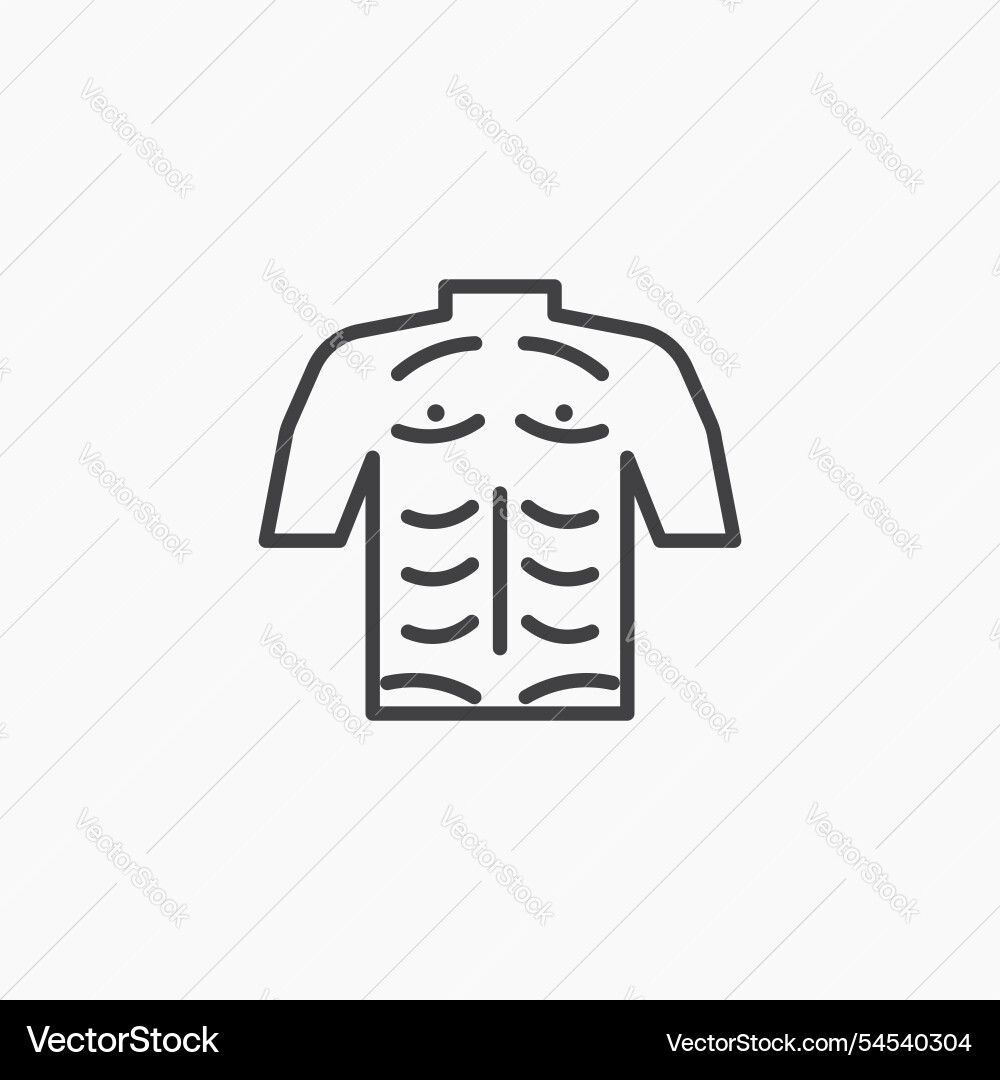 Abs icon Royalty Free Vector Image - VectorStock
