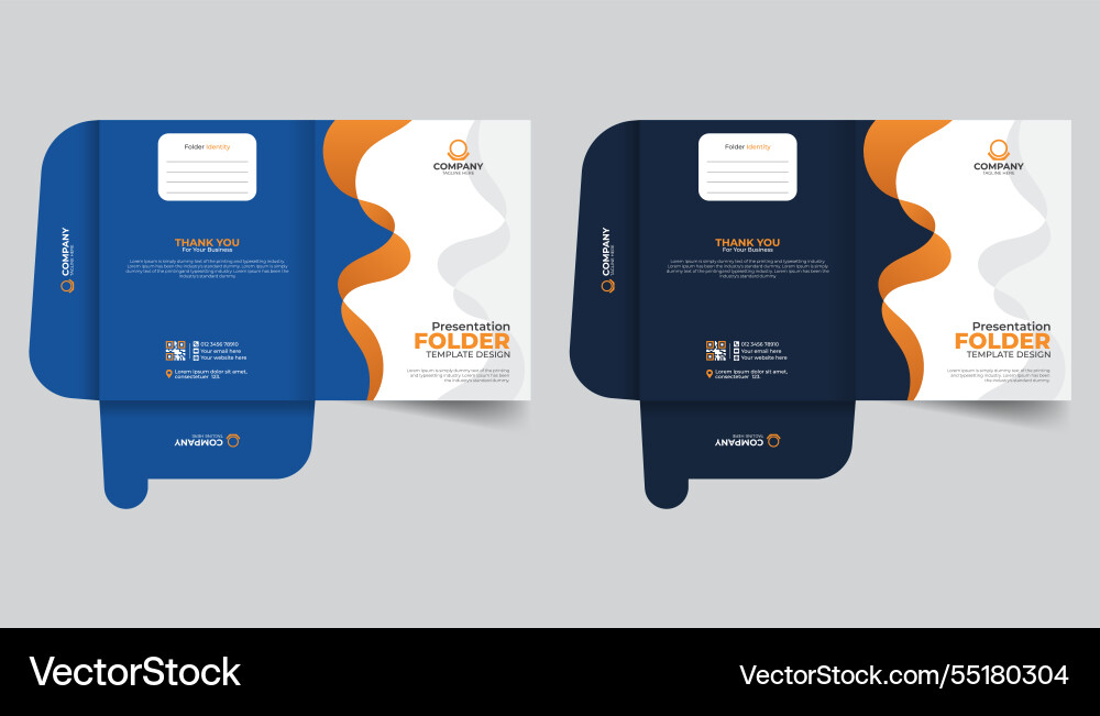 Abstract and creative file folder Royalty Free Vector Image