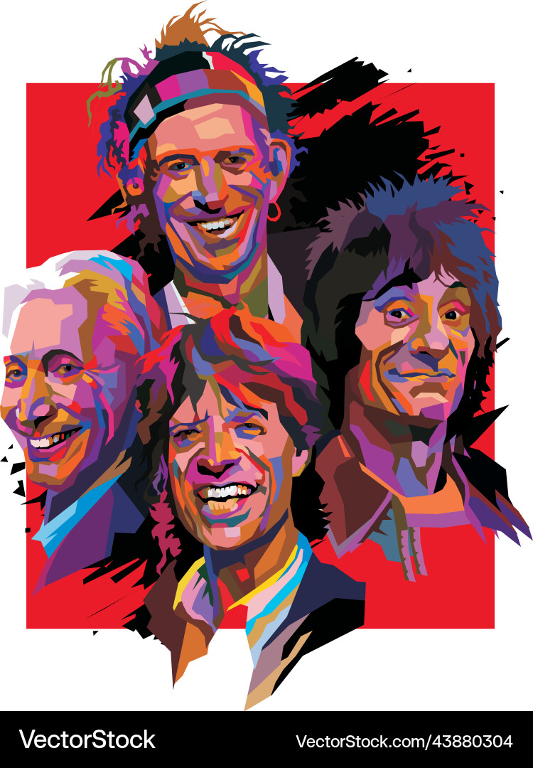 Rock band Royalty Free Vector Image - VectorStock