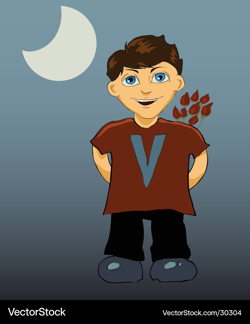 Smiling boy Royalty Free Vector Image - VectorStock