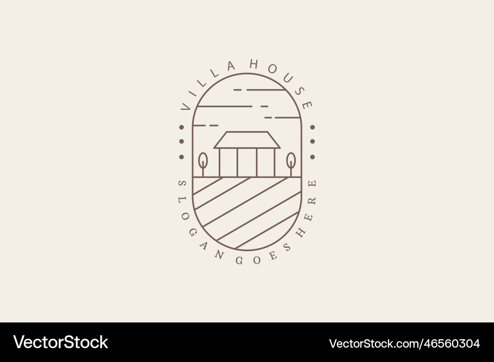 Village house Royalty Free Vector Image - VectorStock