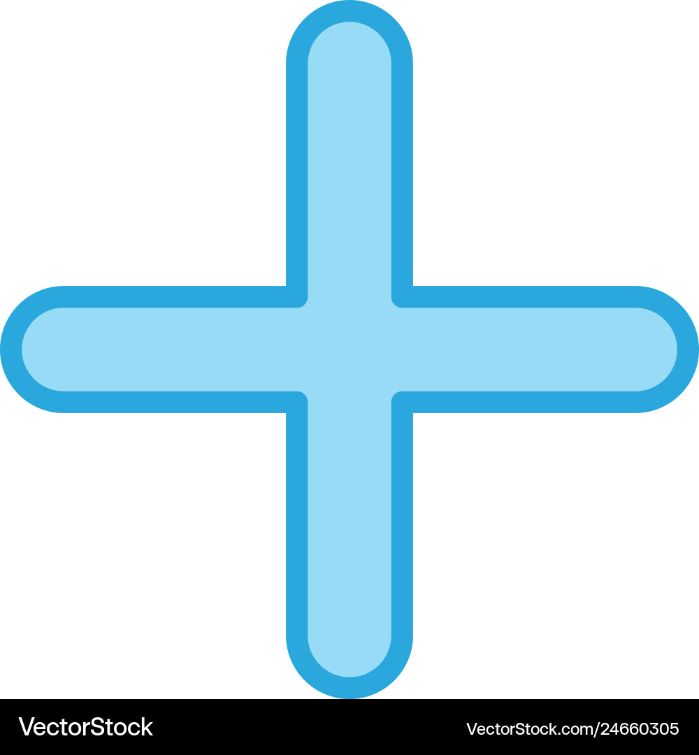 Add icon Royalty Free Vector Image - VectorStock