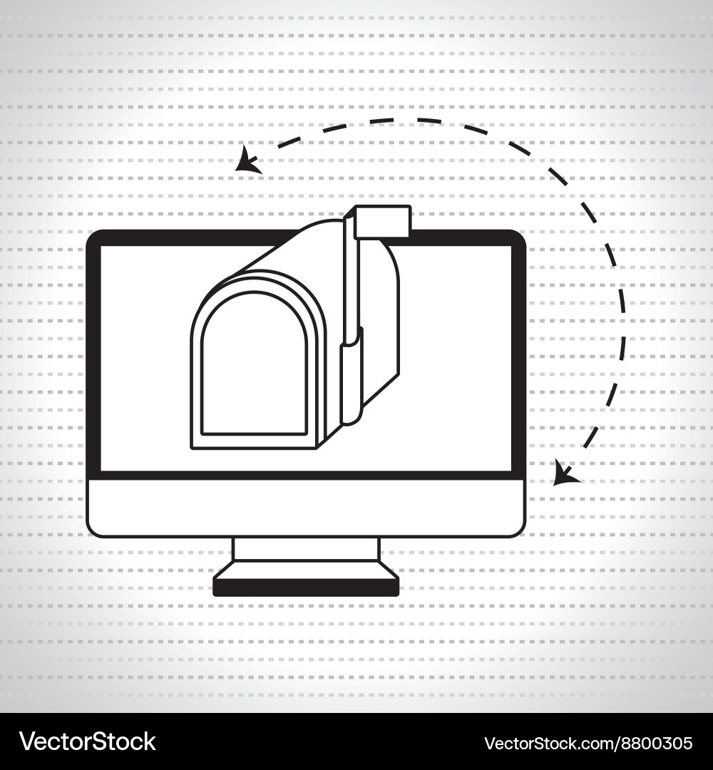 Computer technology design Royalty Free Vector Image
