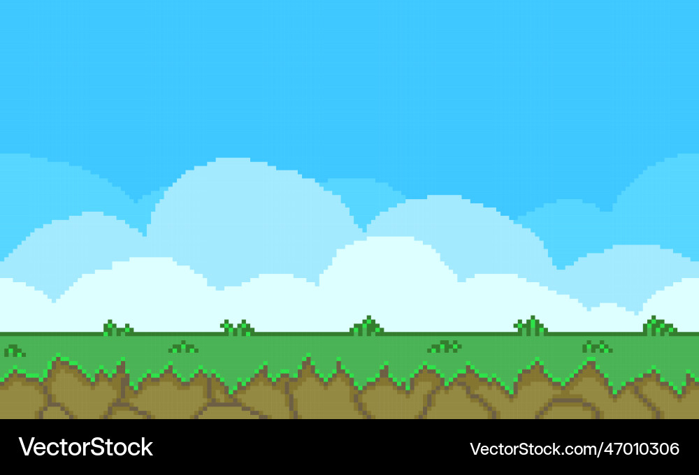 Cartoon outdoor landscape background Royalty Free Vector