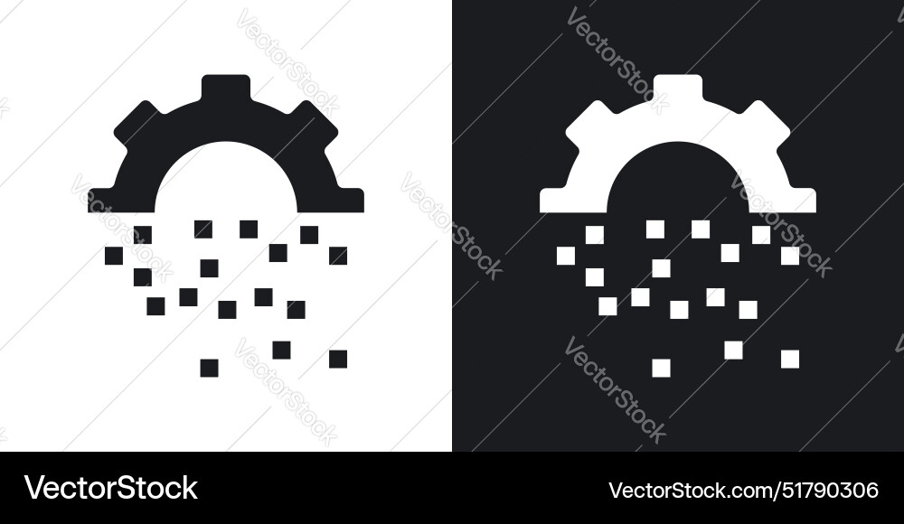 Digital transformation icon Royalty Free Vector Image