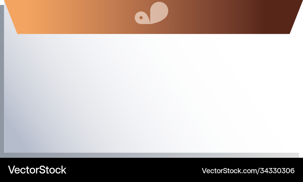 Envelope with border and design Royalty Free Vector Image