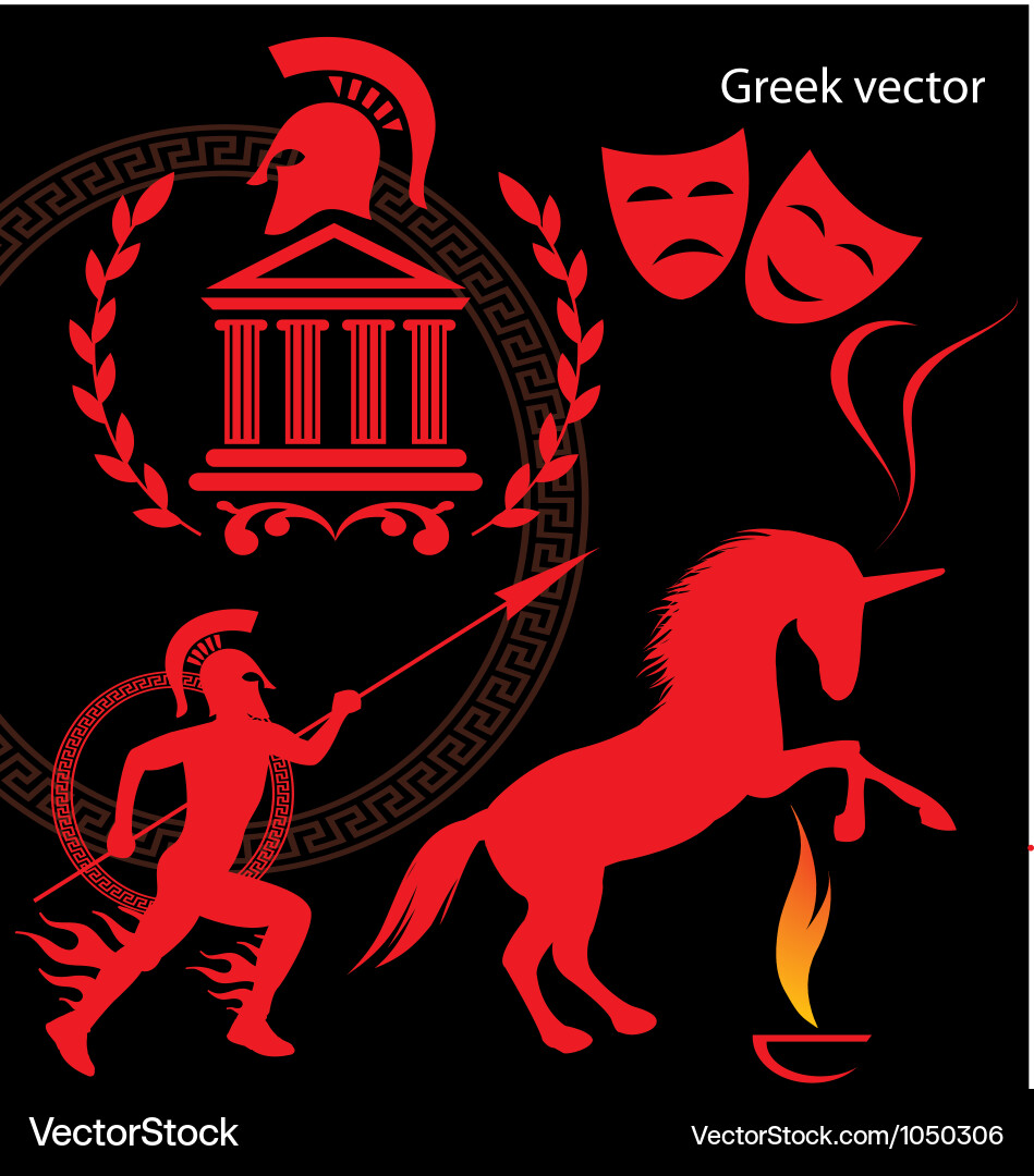 Greek Royalty Free Vector Image - VectorStock
