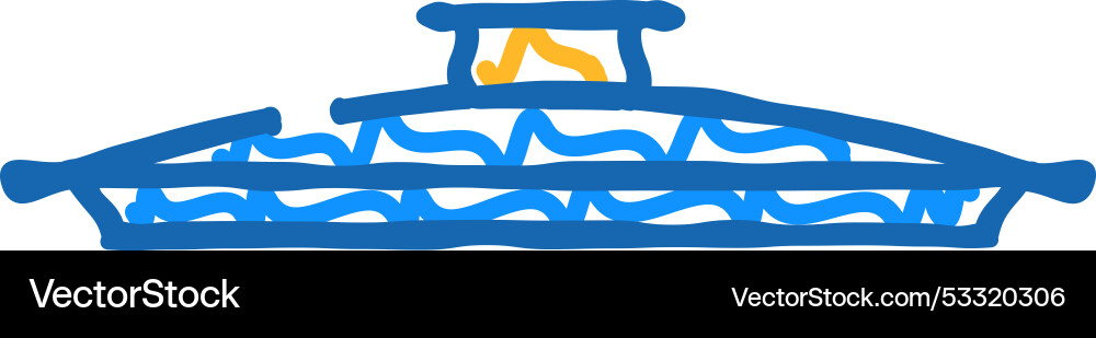 Lid pot cooking icon doodle Royalty Free Vector Image