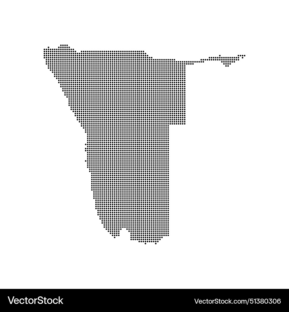 Namibia country map icon Royalty Free Vector Image